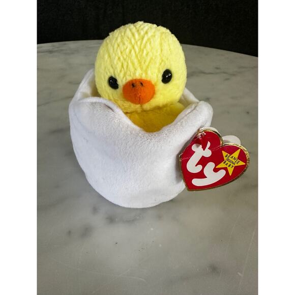 Beanie Babies | Toys | 999 Ty Beanie Babies Eggbert The Baby Chick ...